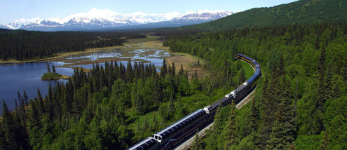 McKinley Explorer Dome Train Anchorage to Talkeetna | AlaskaTravel.com