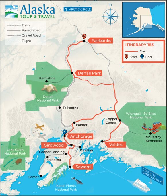 Alaska's Backroads & Scenic Highways Vacation Package | Tour 183 ...